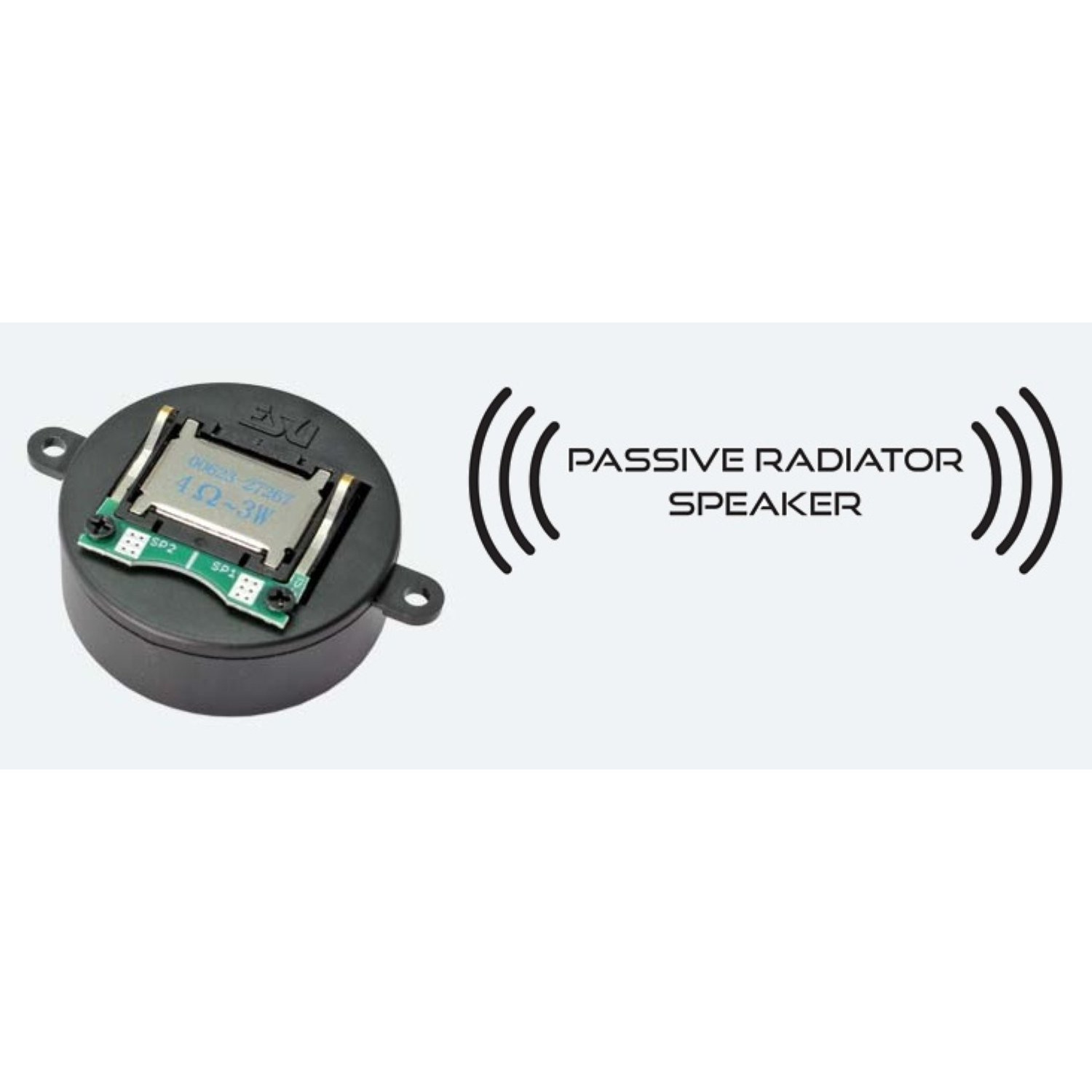 Lautsprecher D=28mm x 11mm, rund, 4 Ohm, Passive Rad. | ESU | ESU ...