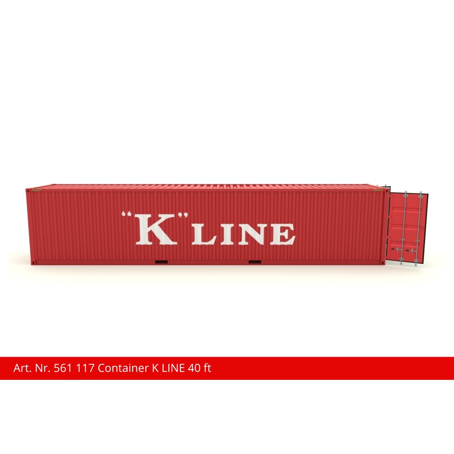 Spur 1: 40 ft Container "K LINE" zu Containertragwagen Sgns | Kiss ...